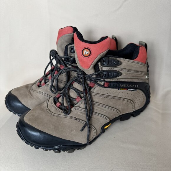 Merrell | Shoes | Merrell Chameleon Ii Waterproof Mid Brown Leather ...